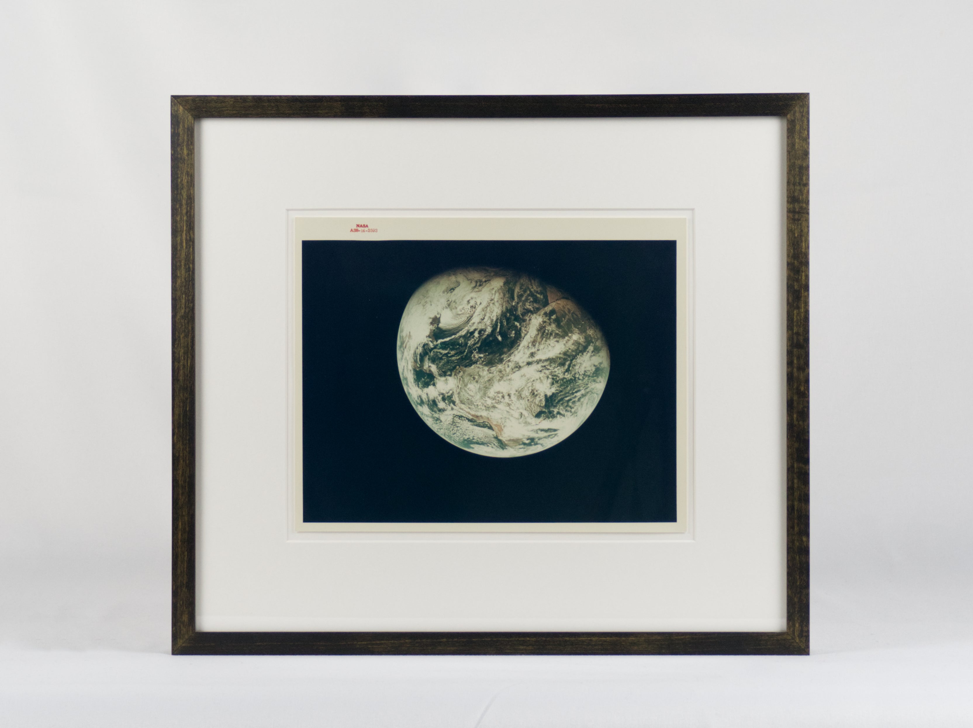 William Anders - Vintage NASA Photo - Near-Full Earth seen from Apollo ...